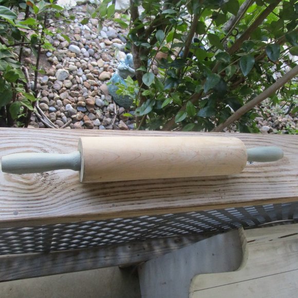 Vintage | Kitchen | Vintage Farmhouse Sage Green Rolling Pin 7 | Poshmark